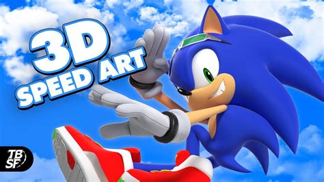 Sonic Riders Render 3d Speed Art Speed Art Sonic Rider