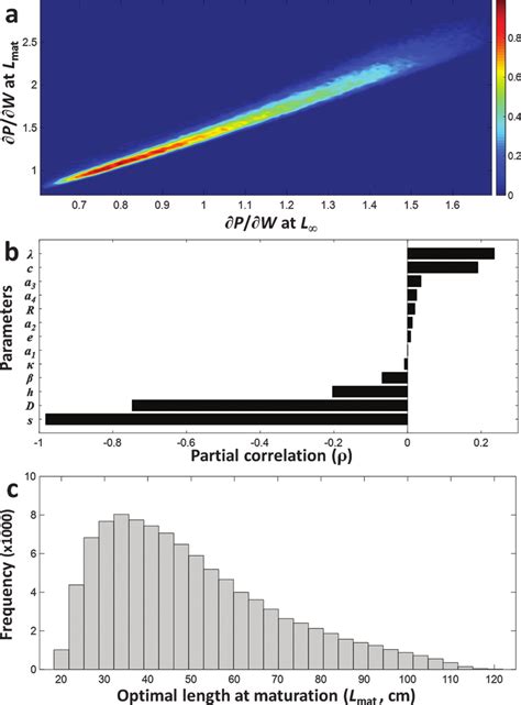 Results From The 100 000 Stochastic Simulations Over The Parameter