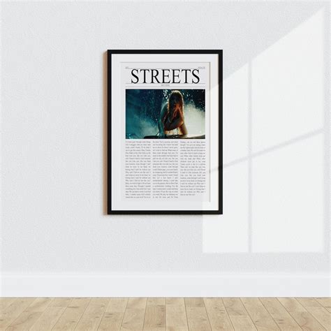 Streets Poster Doja Cat Newspaper Poster Hot Pink Album Poster Doja