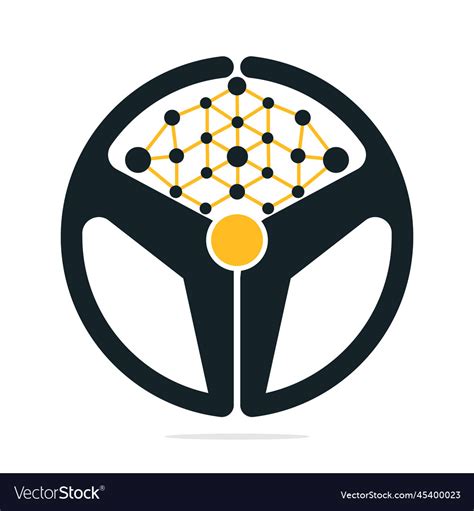 Drive Tech Creative Symbol Royalty Free Vector Image