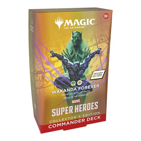 Magic Marvel Super Heroes Collectors Commander Deck Wakanda Forever