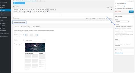 newsmag theme how to use the page templates