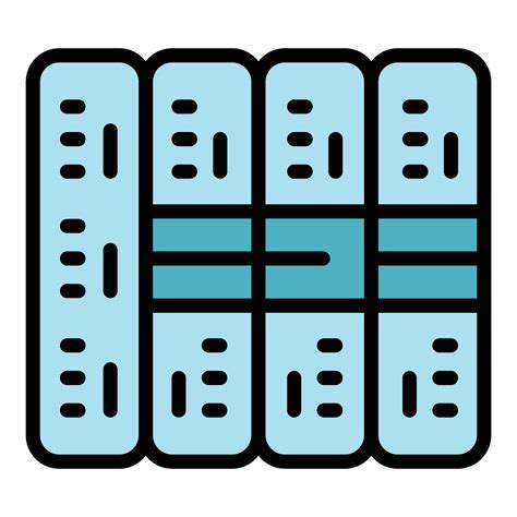 Server Stack Internet Icon Vector Flat 25506602 Vector Art At Vecteezy