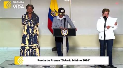 Gobierno Nacional Reajusta 12 El Salario Mínimo Para 2024 Queda En 1