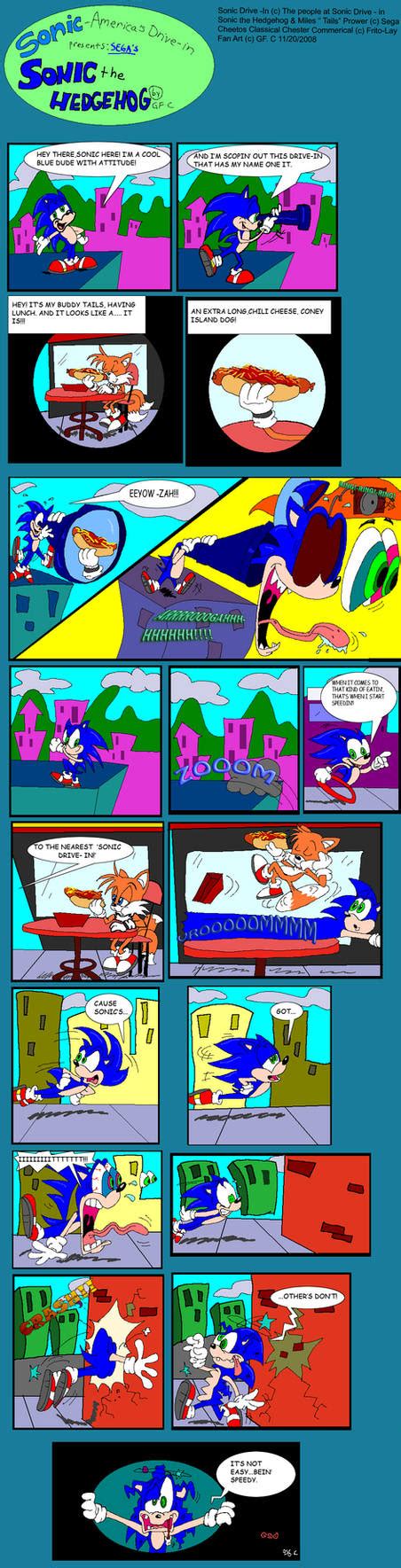 Sonic Sonic Drive In Comic By Spongefox On Deviantart