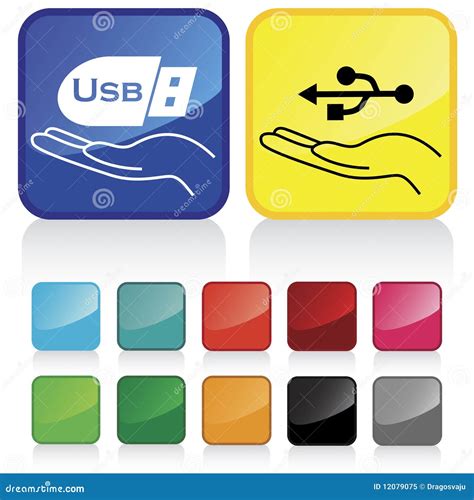 USB Sign Stock Vector Illustration Of Audio Button 12079075