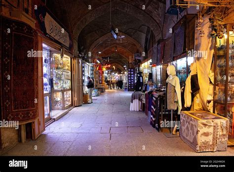 Bazaar On Naghshe Jahan Square In Isfahan Hi Res Stock Photography And