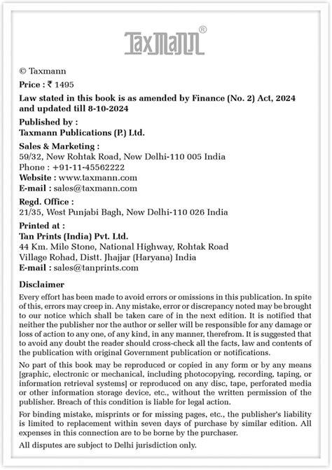 Gst Acts With Rules And Forms Bare Act Finance No 2 Act 2024 By