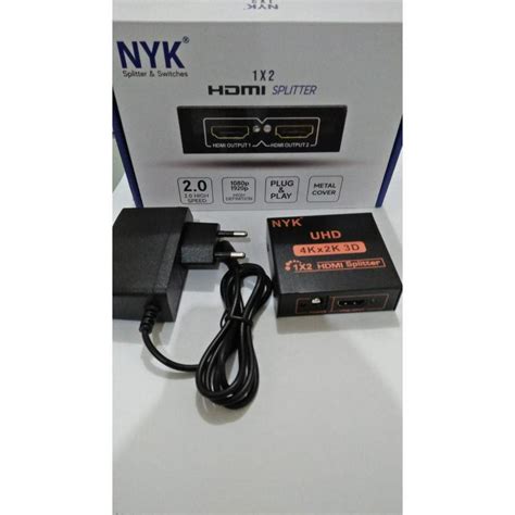 Hdmi Splitter 2 Ports Full Hd Hdmi Branch 2 For Cctv Laptop Projector