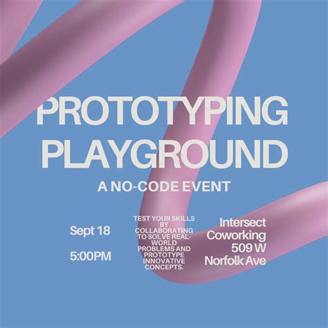 Prototyping Playground No Code Event