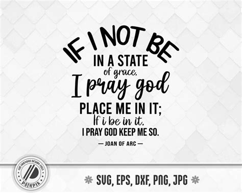 Joan Of Arc Svg Religious Svg Cut Files For Your Crafting Work Etsy