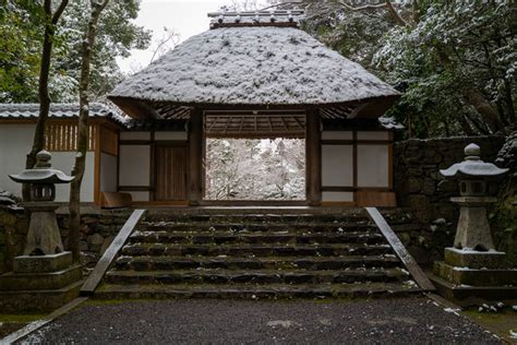 雪の法然院 京都フォトブログ