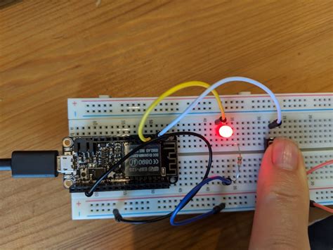 Experiment 2 With The Touch Of A Button1 Esp8266book