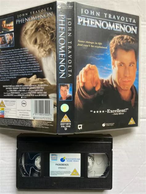 Phenomenon John Travolta Vhs Video Big Case Ex Rental Excellent