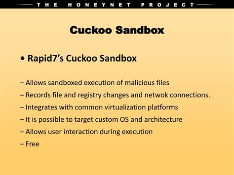 Ppt Malware Analysis Using Cuckoo Sandbox Powerpoint Presentation