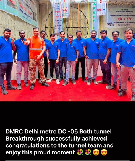 Upendra Konda On Linkedin Twin Tunnel Tbm Breakthrough From Derawal
