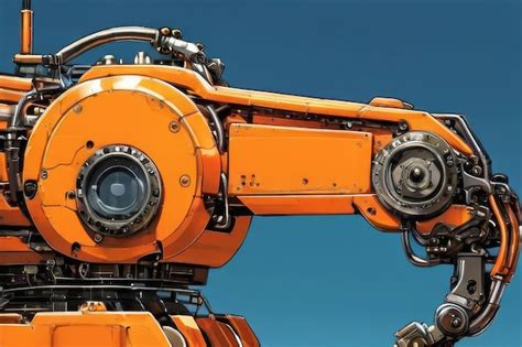 The Robotic Arm Operating Product Inspection Robotics Network Premium