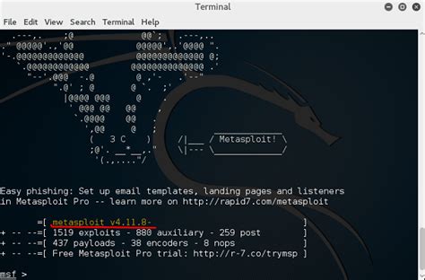 metasploit basic commands