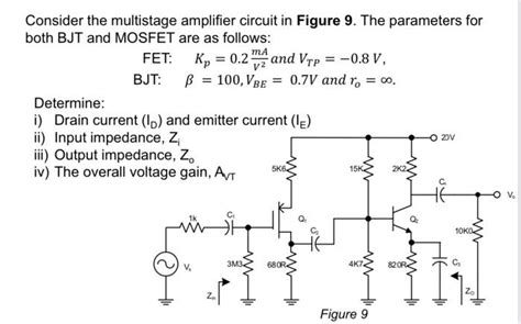 Consider The Multistage Amplifier Circuit In Figure