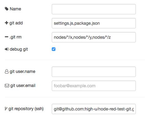 Node Red Contrib Git Nodes Node Node Red