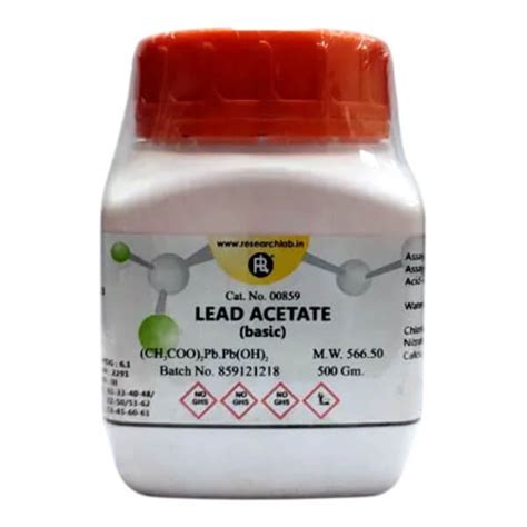 Lead Acetate 500g Basic Researchlab India Labtex Bangladesh