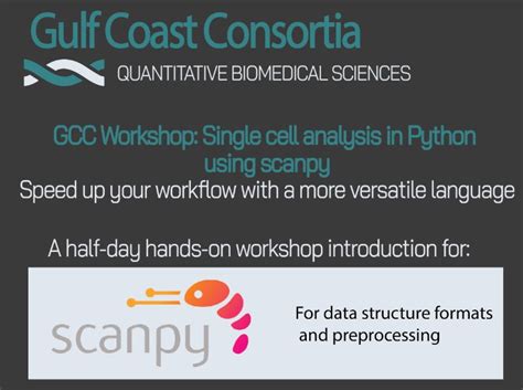 Excited To Learn How To Use Scanpy In Python For Single Cell Analysis… Xyanthine Parillon
