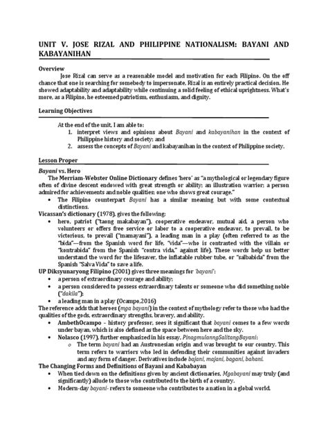 Unit V Pdf Philippines