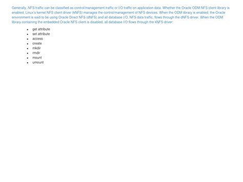 Nfs Traffic Dell Unity Xt Oracle Database Best Practices Dell Technologies Info Hub