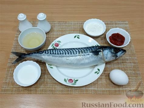 Рецепт Жареное филе скумбрии в томатном кляре на