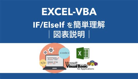 【解説付】vba Ifelseifの説明 ココだけ覚えれば良い【excel Vba】