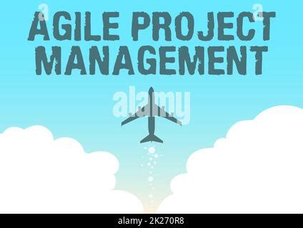 Writing Displaying Text Agile Project Management Word For Management