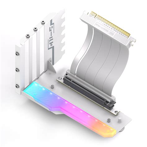 Ezdiy Fab Vertical Gpu Mount With High Speed Pcie 40 Riser Cable Argb