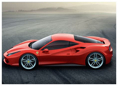 Ferrari 488 GTB Side Profile 2 My Car Heaven