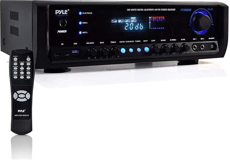 Wireless Bluetooth Power Amplifier System 200W Dual Channel Sound