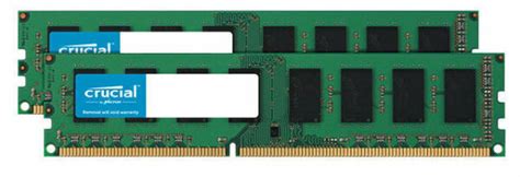 Crucial 8gb 2 X 4gb Pc3 12800 Ddr3 1600 Memory Ct2k51264bd160b