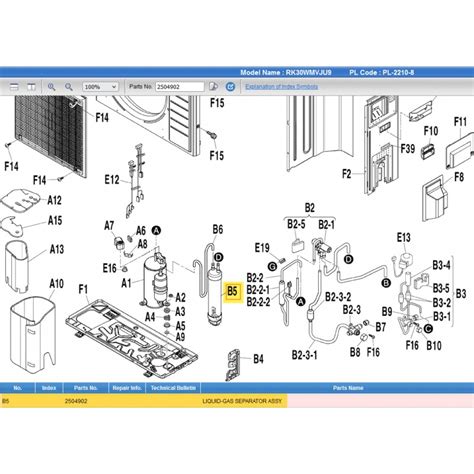 Daikin 2504902 Liquid Gas Separator Assy Air Conditioners R Us
