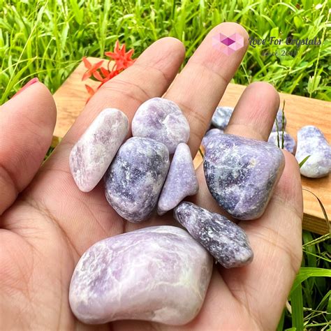 Lepidolite Lilac Tumbled India Love For Crystals Philippines