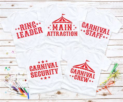 Carnival Designs For T Shirts