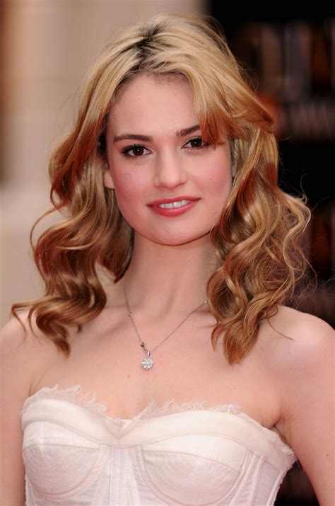 Lily James Summary Film Actresses