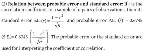 Standard Error And Probable Error Archives CBSE Library