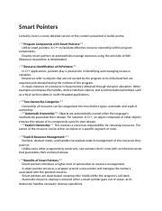 Comprehensive Guide To Smart Pointers In C Course Hero