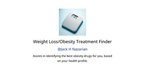 Weight Loss Obesity Treatment Finder GPTs Features And Functions