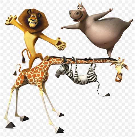 Gloria Alex Melman Marty Madagascar 3 The Video Game Png 1584x1600px