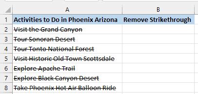 How To Remove Strikethrough In Excel Easy Ways