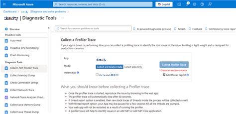 Capture Net Profiler Trace On The Azure App Service Platform