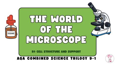 The World Of The Microscope Teaching Resources