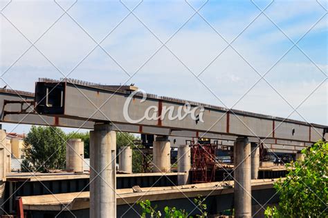 bridge under construction framework with armature photos by canva