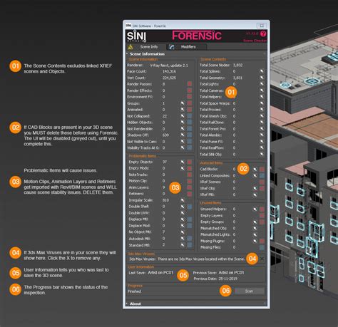 Sini Software Forensic 3ds Max Plugins