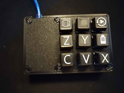 Macropad With Arduino Pro Micro Por Warlock Til Descargar Modelo Stl