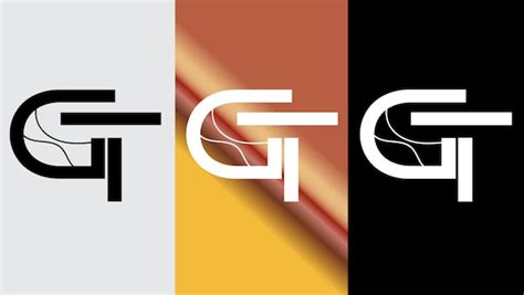 Lettre Initiale Gt Logo Design Créatif Symbole Moderne Icône Monogramme